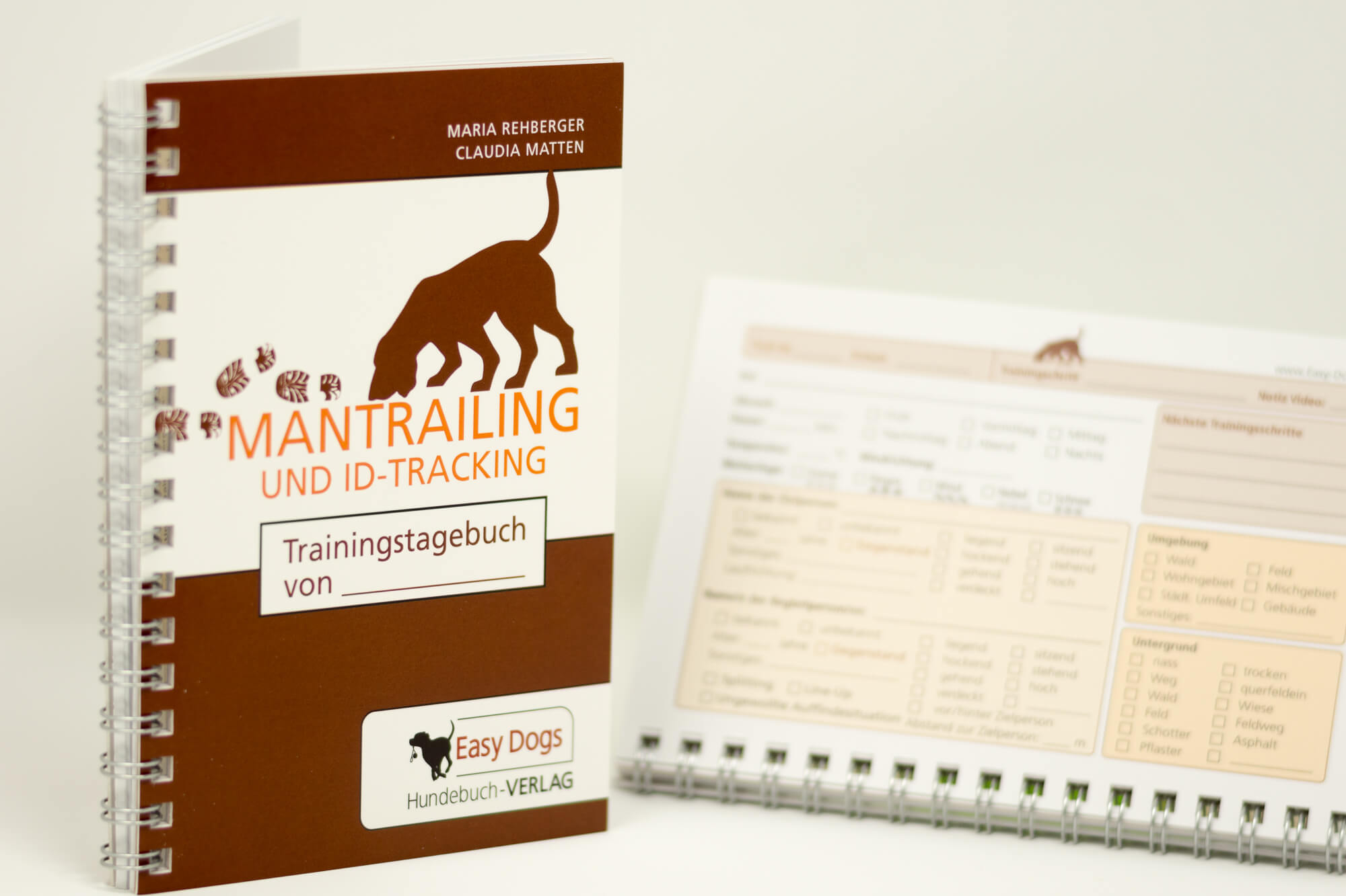 Mantrailing/ID-Tracking Trainings-Tagebuch - Easy Dogs